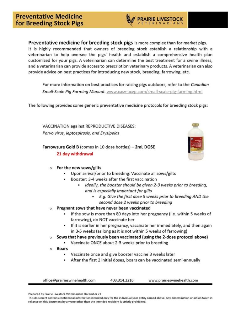 Pig Health - Small Scale Pig Farming